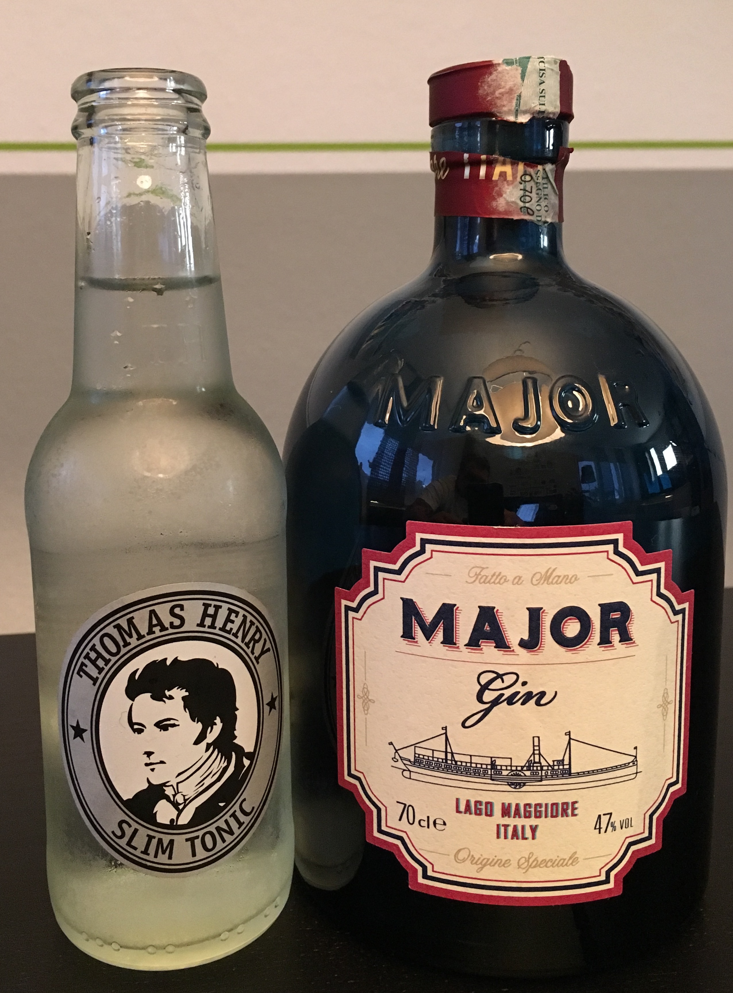 Slim Tonic und Major Gin - Ginseidank